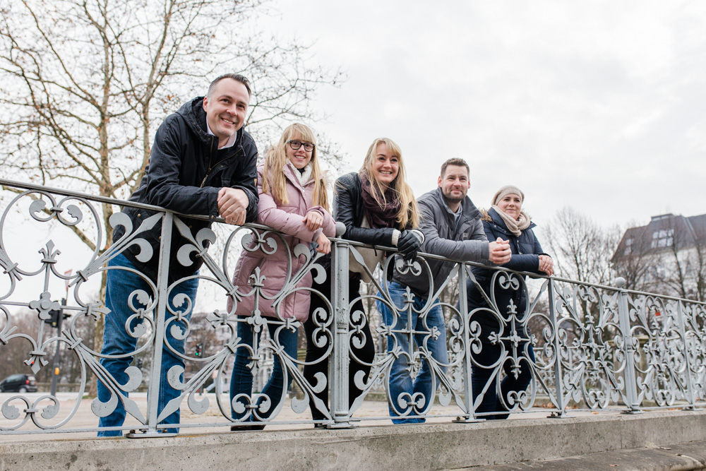 Familienshooting an der Alster