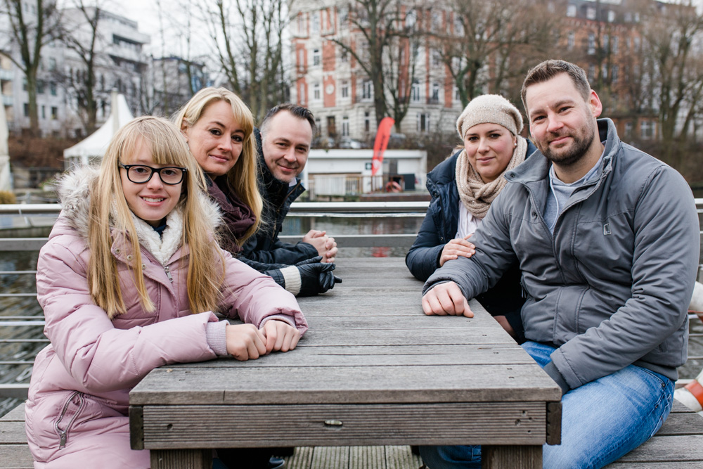 Familienshooting an der Alster